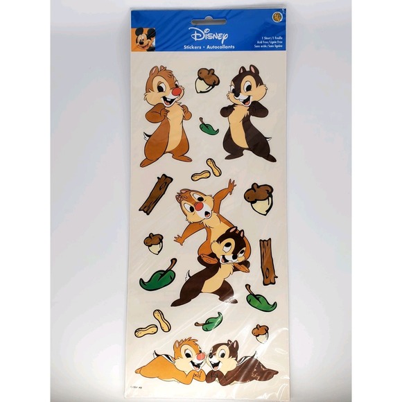 Design | Disneys Vintage Chip And Dale Stickers | Poshmark
